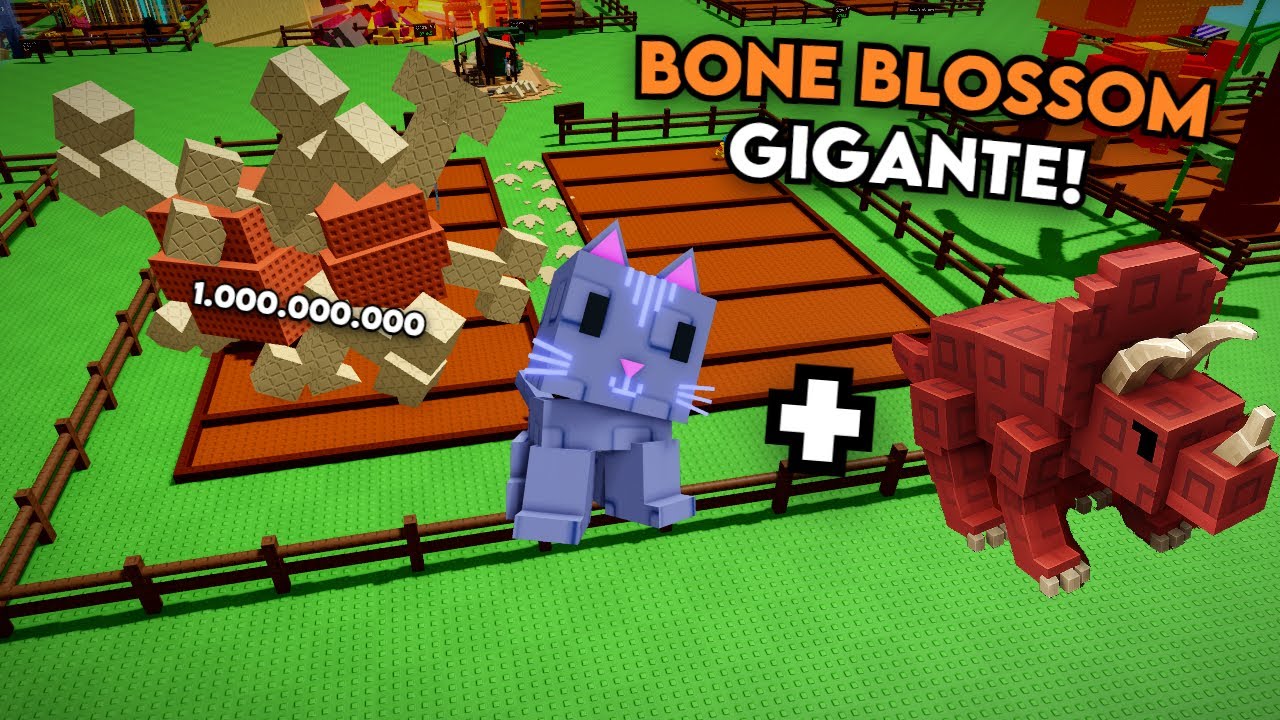 COMO FAZER A BONE BLOSSOM GIGANTESCA E FICAR RICO NO GROW A GARDEN ...