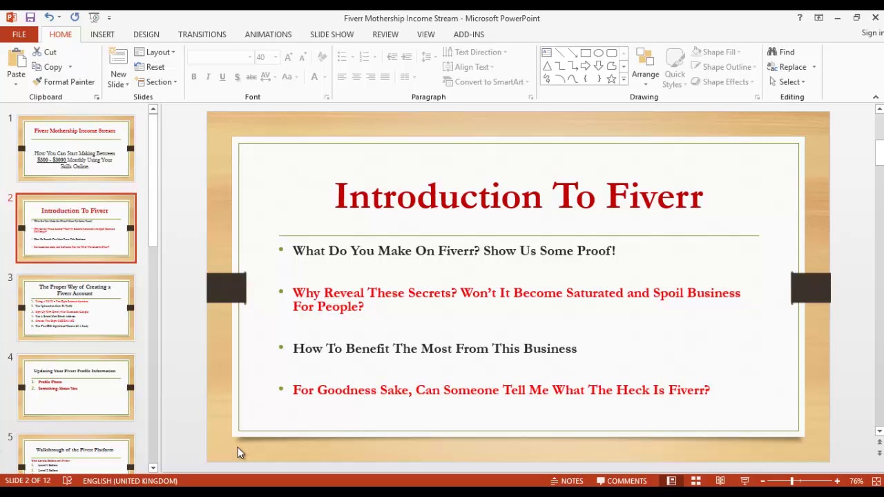 Video 1 Introduction To Fiverr - YouTube