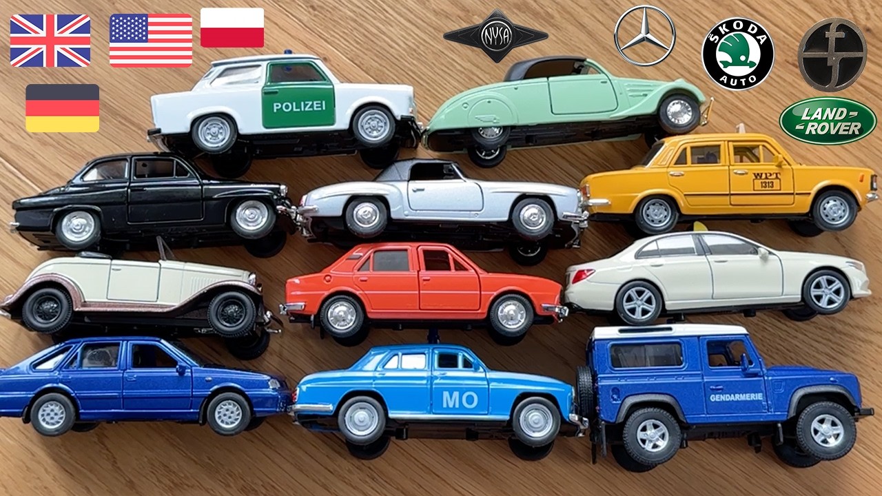 10 minutes with diecast European car models and more - Polonez Skoda ...