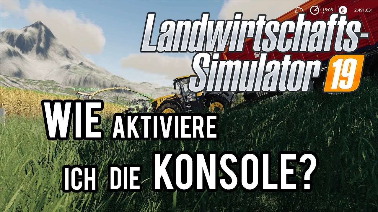Wie aktiviere ich die Konsole im LS19 am PC? | FARMING SIMULATOR 2019 ...