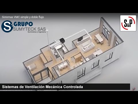 Sistemas Ventilación Mecánica Controlada VMC simple y doble flujo - YouTube