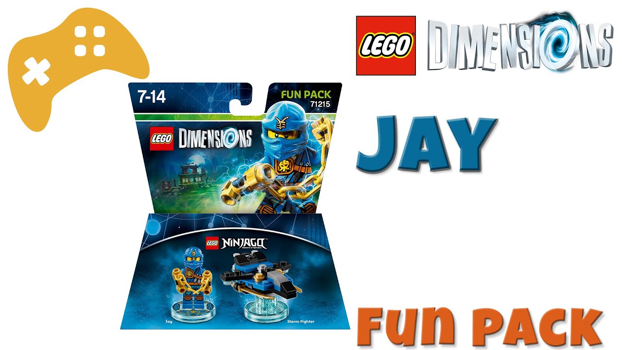 LEGO Dimensions spelen Jay fun pack unboxing - LEGO Ninjago - YouTube