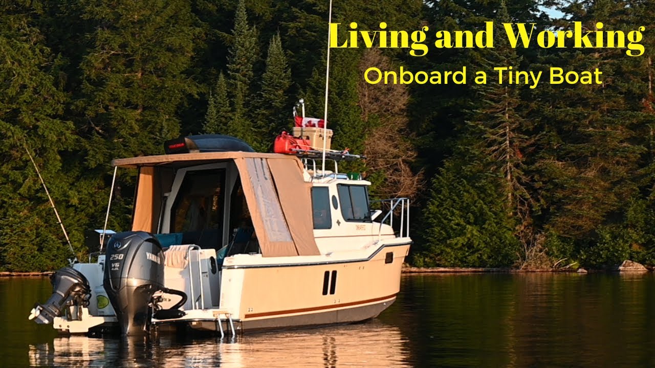 Living and Working Onboard Our Tiny Boat - Episode 4 - YouTube