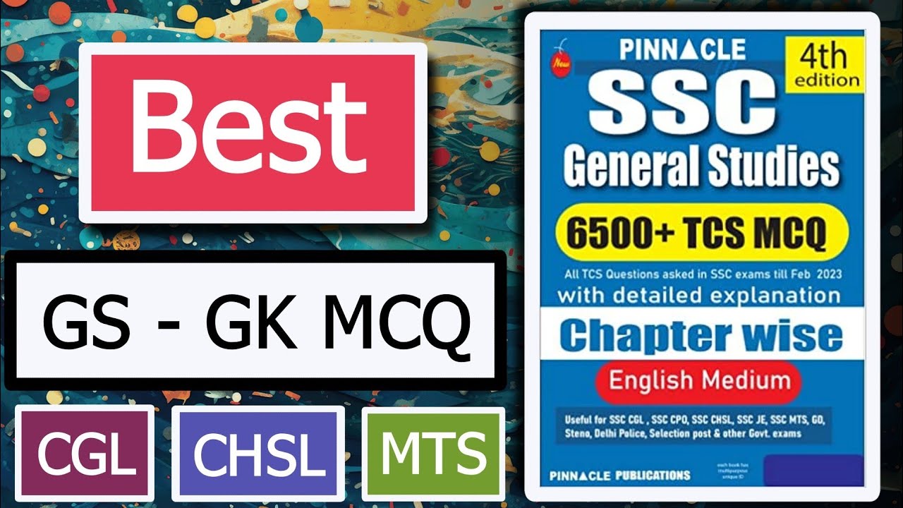 Best MCQ Book For SSC CGL, SSC CHSL & WBPSC Food SI | PINNACLE SSC ...