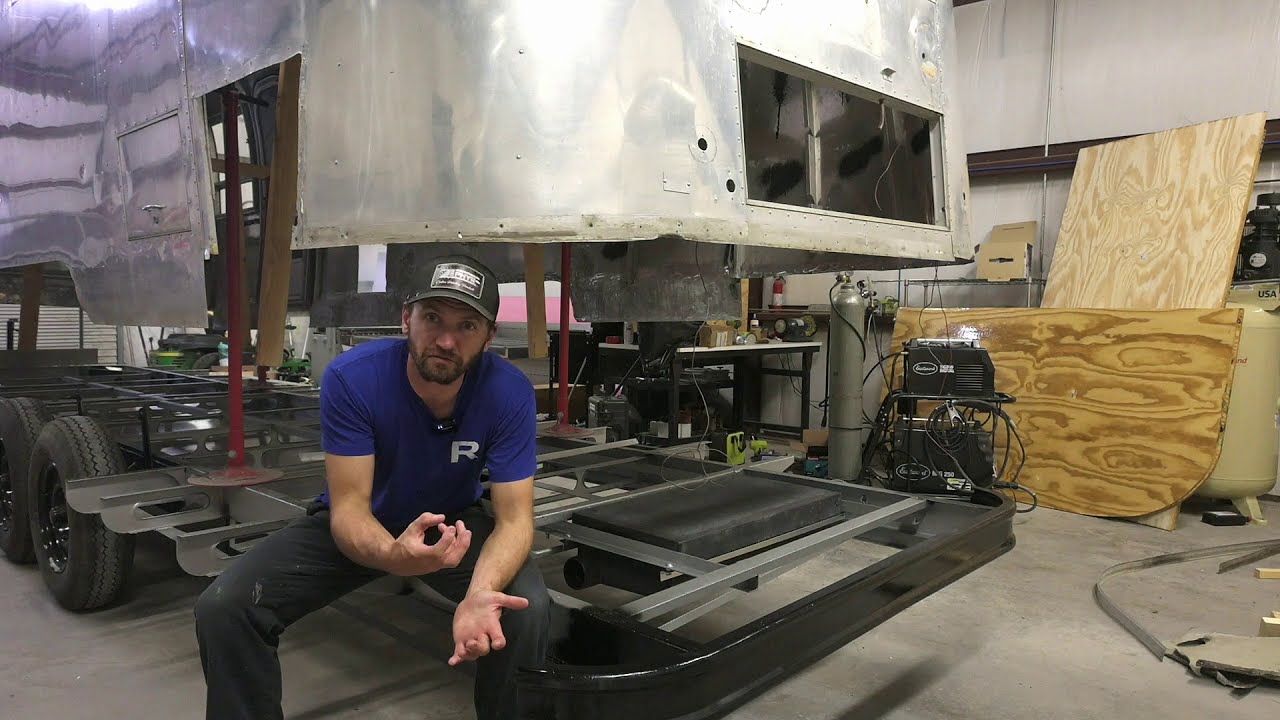 Airstream Plumbing How To: Airstream 3 Waste Tank Setup in a 1966 ...