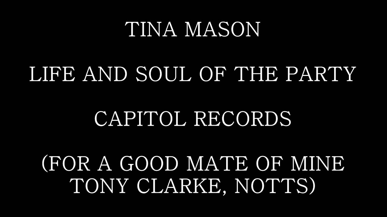 Tina Mason - Life And Soul Of The Party - Capitol Records - YouTube