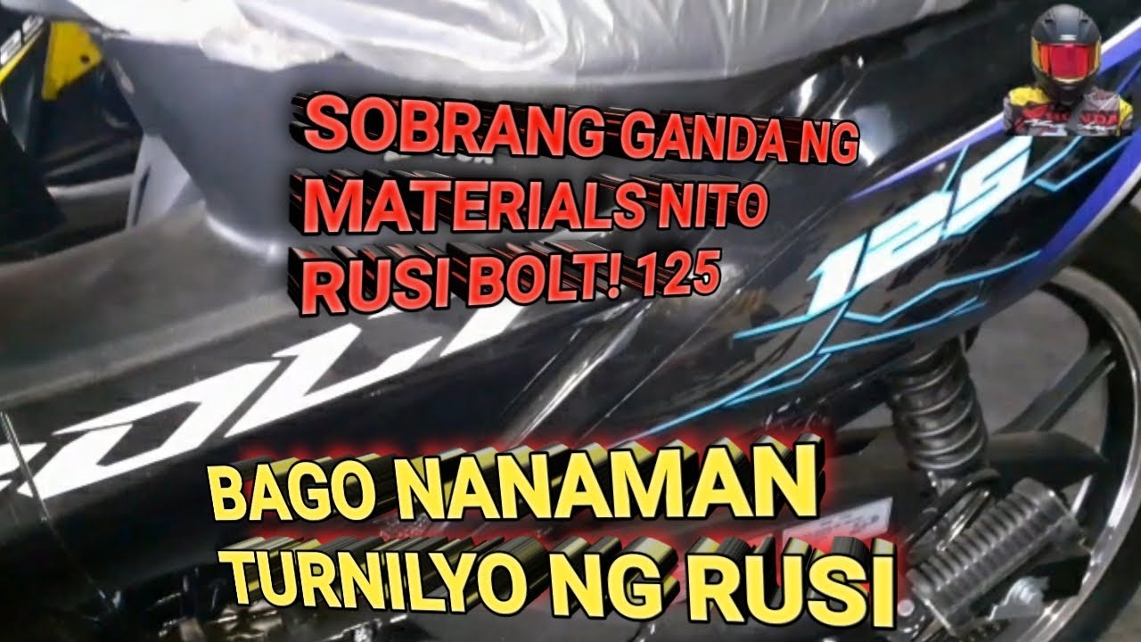 RUSI BOLT 125 ( 2022 ) FIRST IMPRESSION IBANG IBA! ANG MATERYALES NA ...