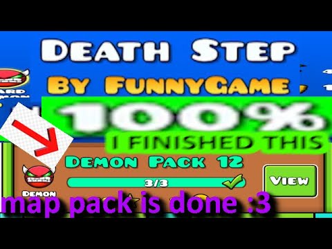 Geometry Dash - Death Step by FunnyGame 100% (Hard Demon) - YouTube