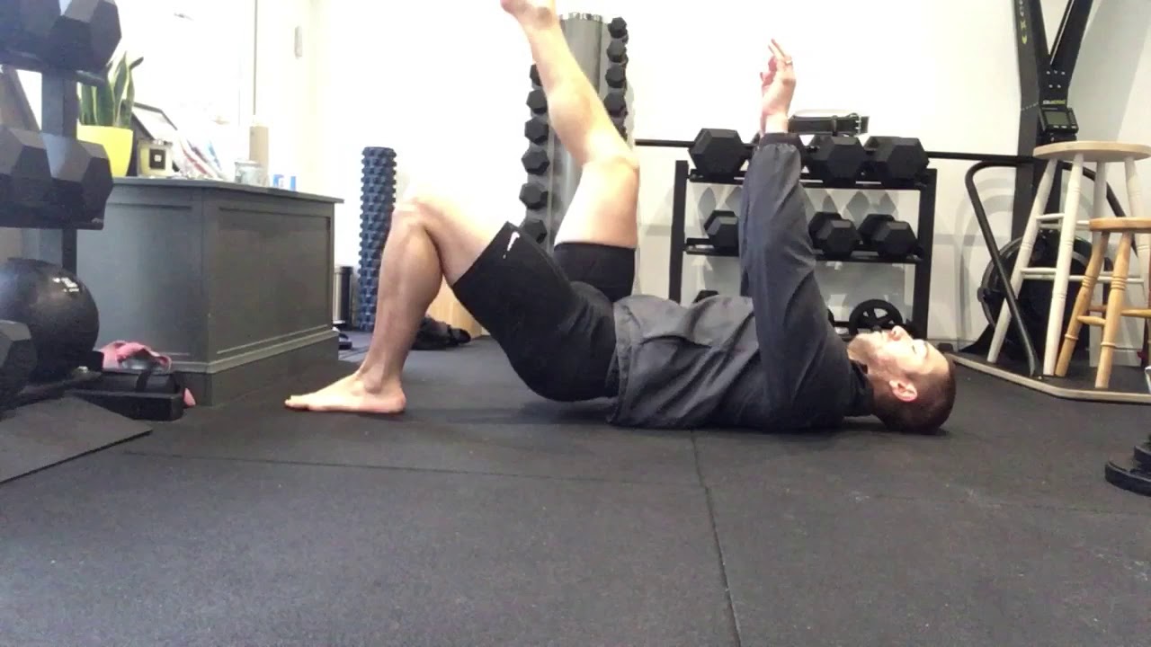 Single leg glute raise - YouTube