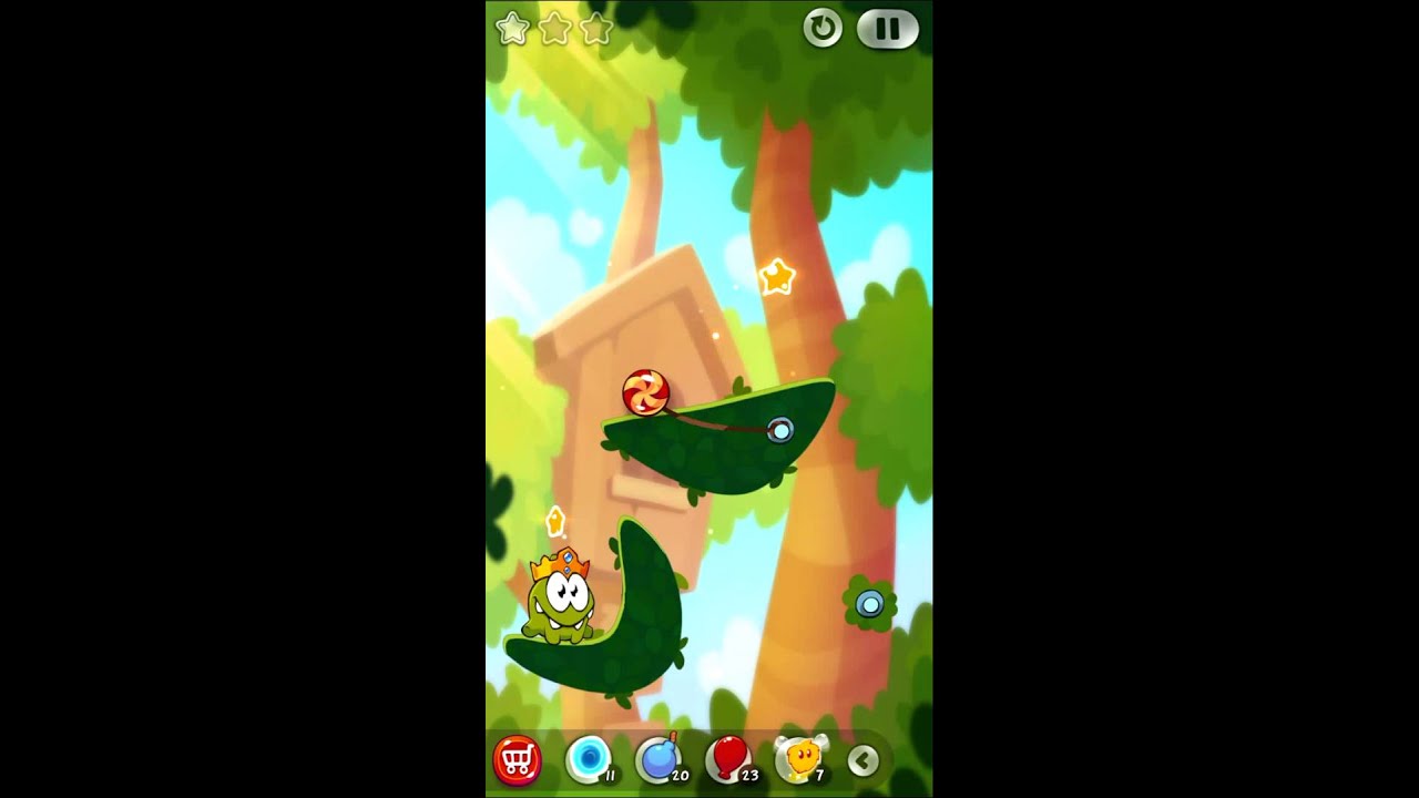 Cut the Rope 2 Level 8 2 stars - YouTube