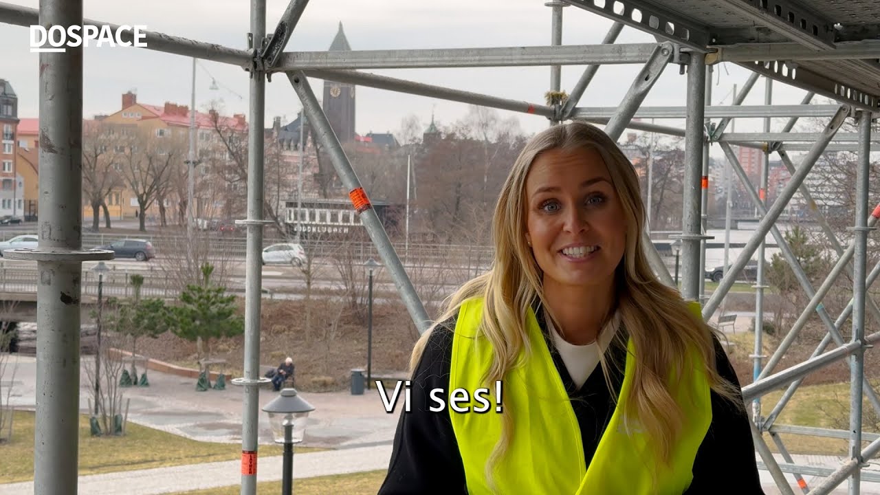 DOSPACE Jungfrun i Norrköping - byggnation del två - YouTube