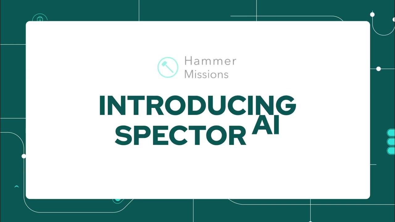 Introducing Spector AI: Revolutionizing Drone Workflows with Automated Defect Detection - YouTube