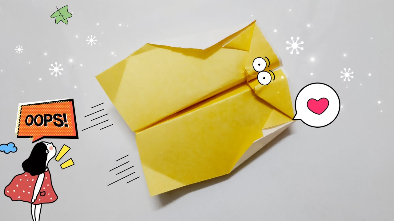DIY Paper Origami - Paper plane 123 ️| Máy bay giấy 123 ️ - YouTube