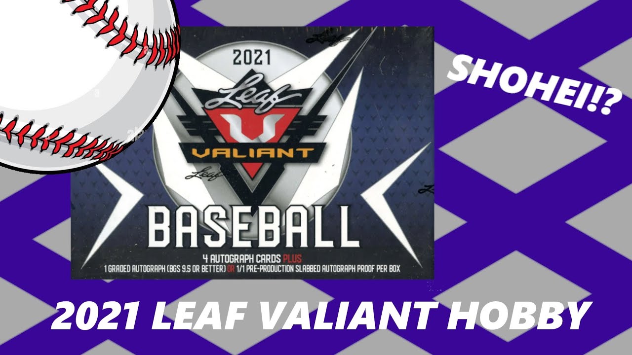HUGE ROOKIE AUTO PULLED!! 👑👑 2021 LEAF VALIANT BASEBALL HOBBY - YouTube