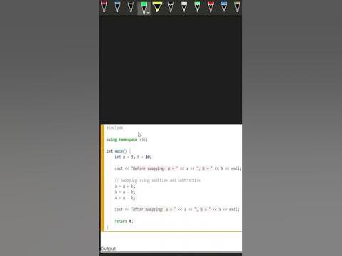 Swap two numbers | 6 Methods | #swap #two #numbers #c #c++ #dropout # ...