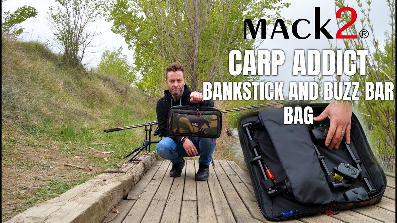 Nouveauté Mack2 - Carp addict Bankstick and Buzz Bar Bag - YouTube