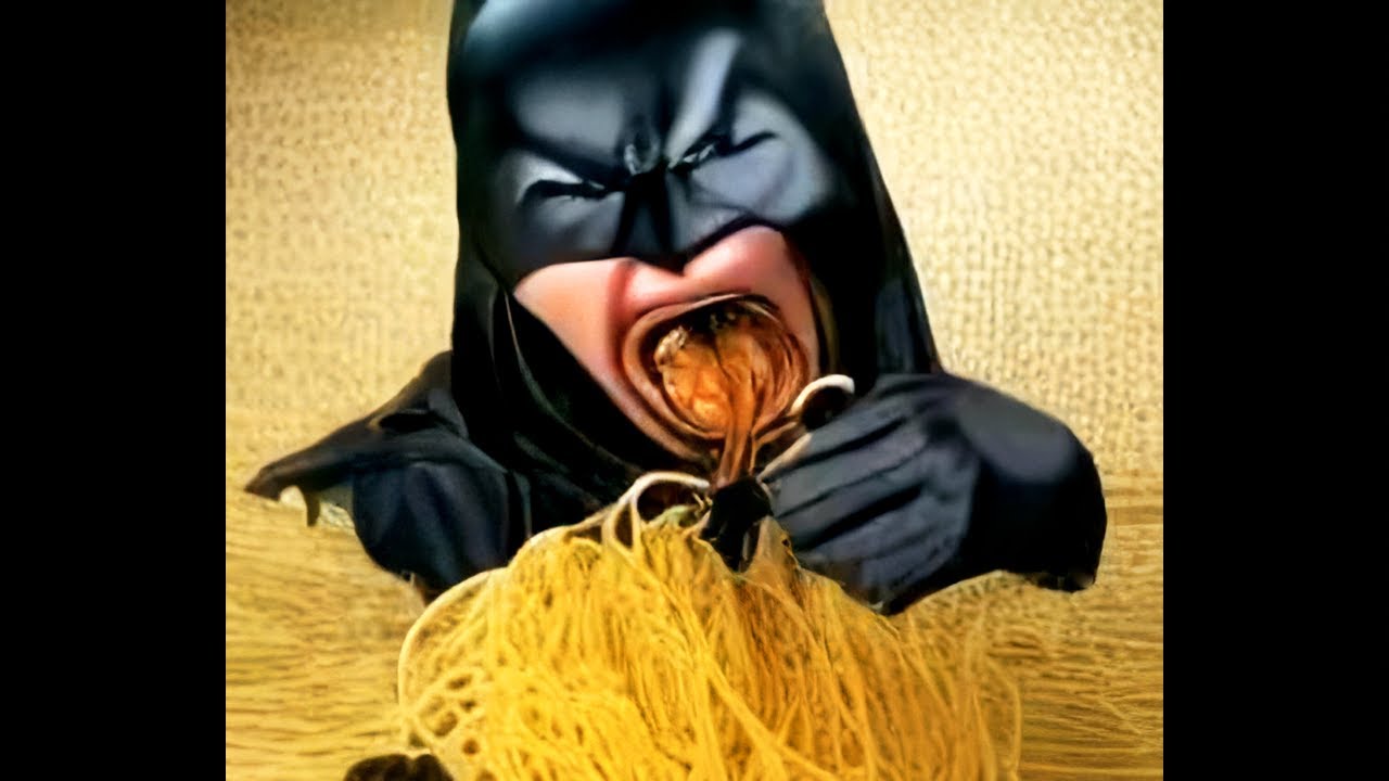 Batman Eating Spaghetti - YouTube