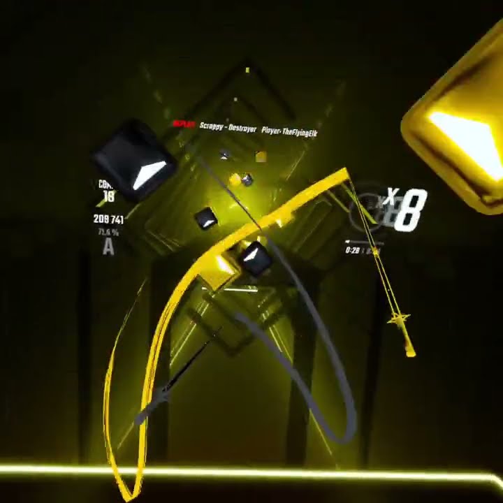 How did I hit a single block in this pattern?! #oculus #beatsaber #fast ...