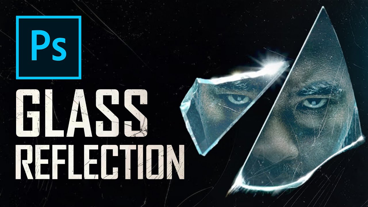 Easy Photoshop Editing for Realistic Glass Reflections - YouTube