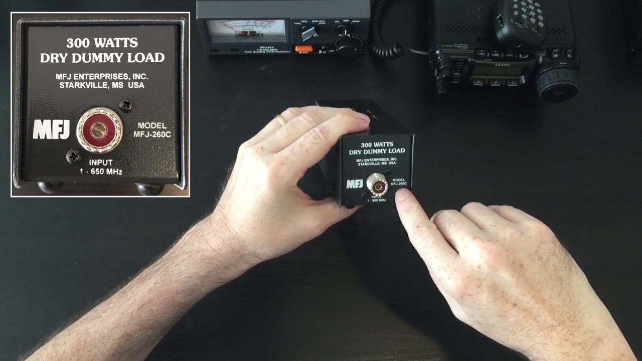 MFJ-260C 300W Dry Dummy Load *Unboxing* - YouTube