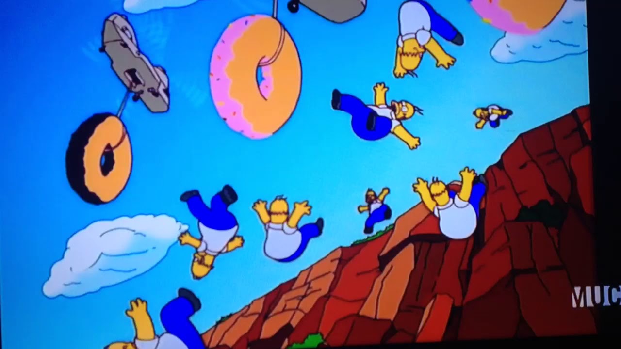 Homer-bridge is falling down - YouTube