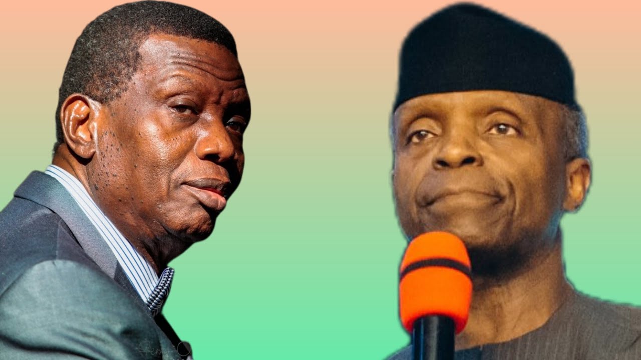 Pastor Adeboye and Osinbajo: Christians in a Corrupt Society - YouTube