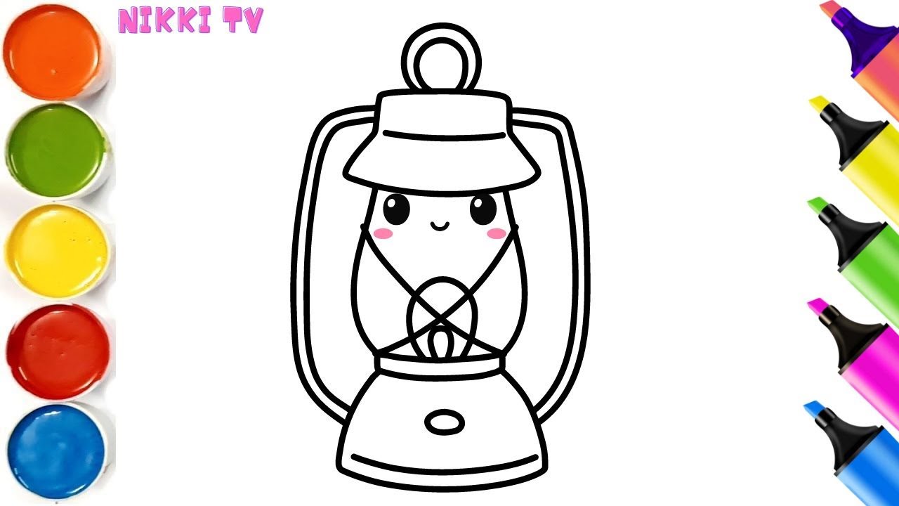 How to draw a Lantern step by step for beginners | How to draw a ...