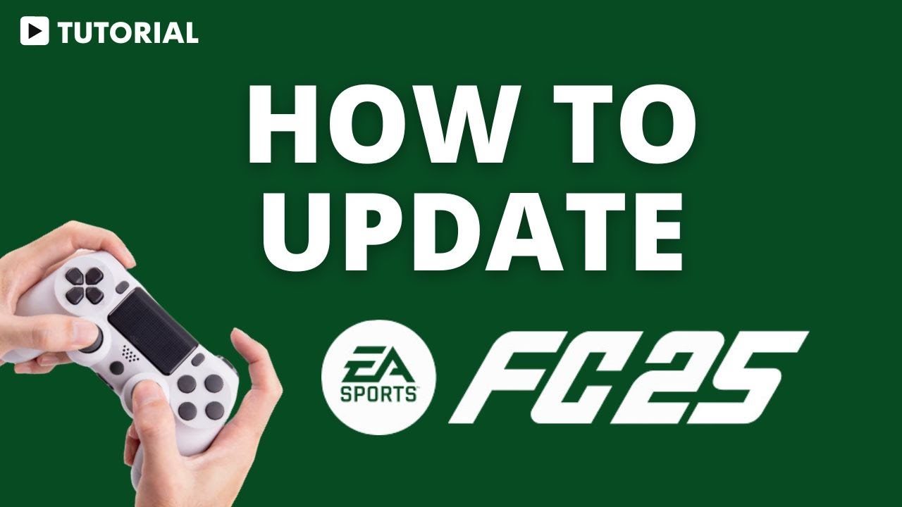 How to Update FC 25 on PS4 - YouTube