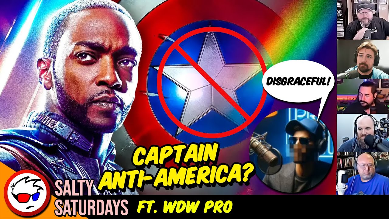 Captain Anti-America? Anthony Mackie TANKS Movie In Press Tour! ft. WDW ...