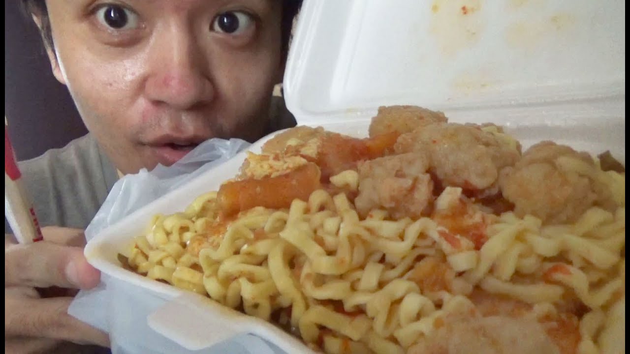 ASMR Eating Sound - Lets Eat Seblak With Noodles - YouTube