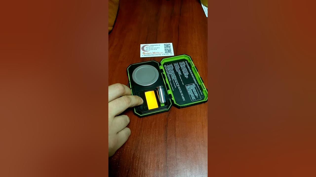 как откалибровать весы электронные ювелирные сверхточные BRIFIT A1-50/ ...