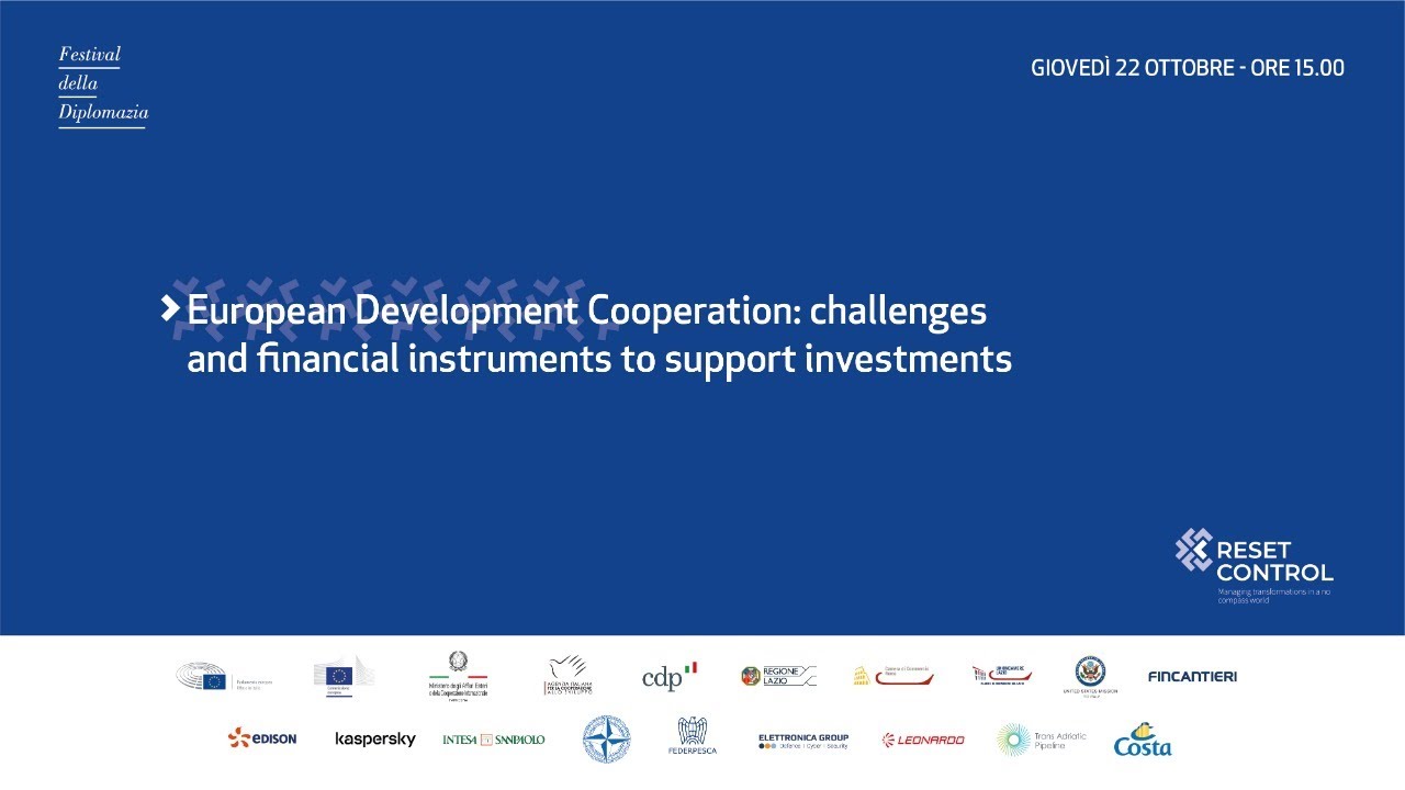European Development Cooperation: challenges and financial instruments ...