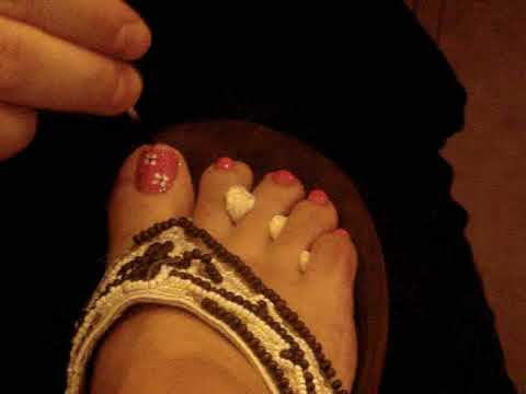 Painting Mistress' Toes