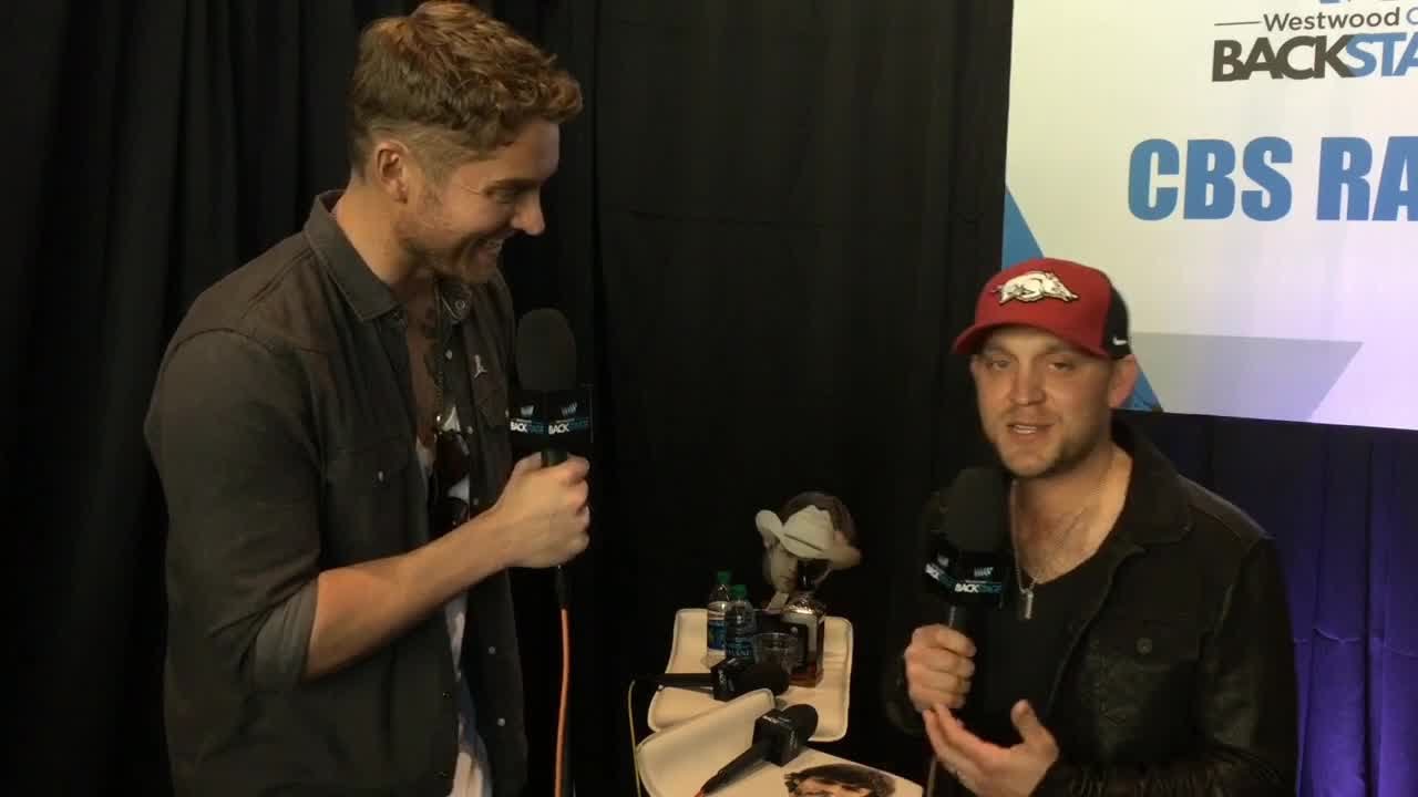 Justin Moore Backstage with Brett Young at the ACMs! - YouTube