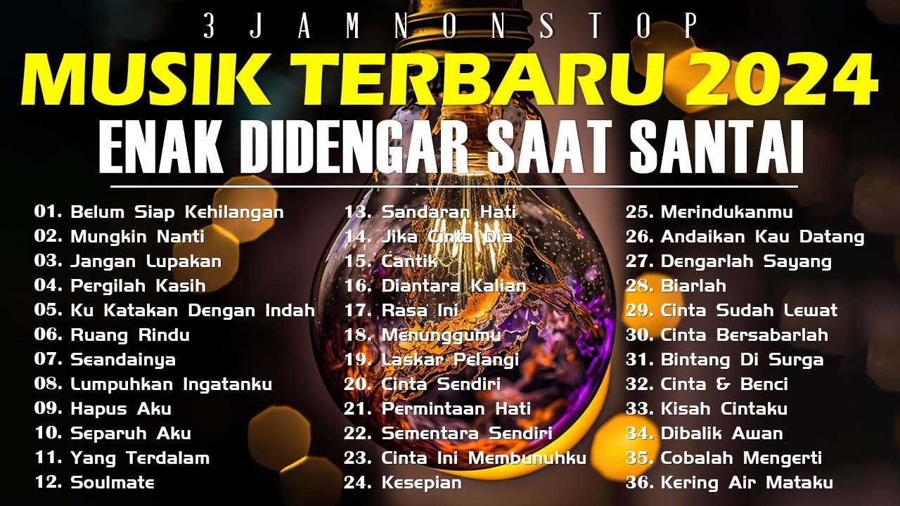 40 LAGU POP TERBAIK ENAK MENEMENI SAAT KERJA / LAGU SEMANGAT KERJA 2024 ...