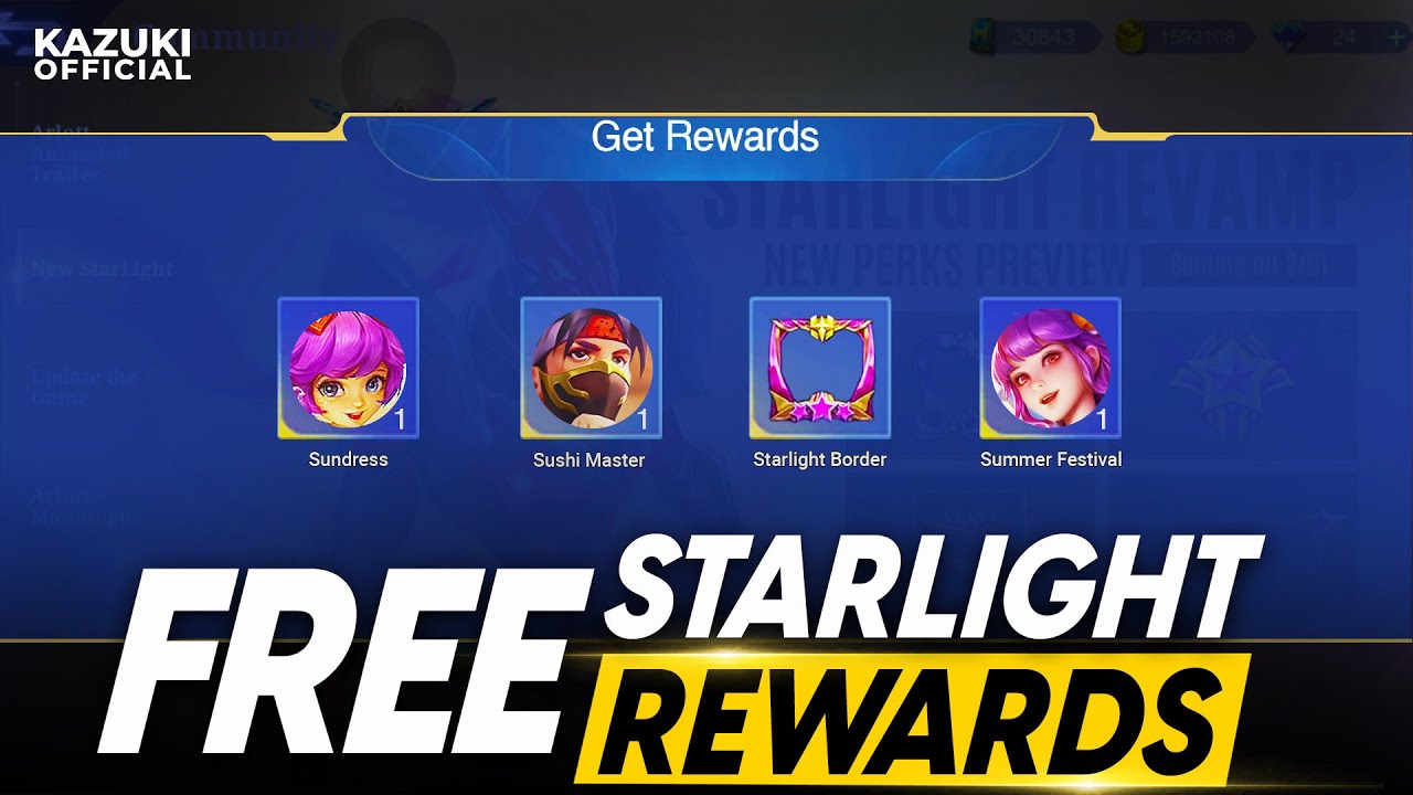 HOW TO GET FREE PERMANENT STARLIGHT BORDER | FREE SPECIAL SKINS & MORE ...