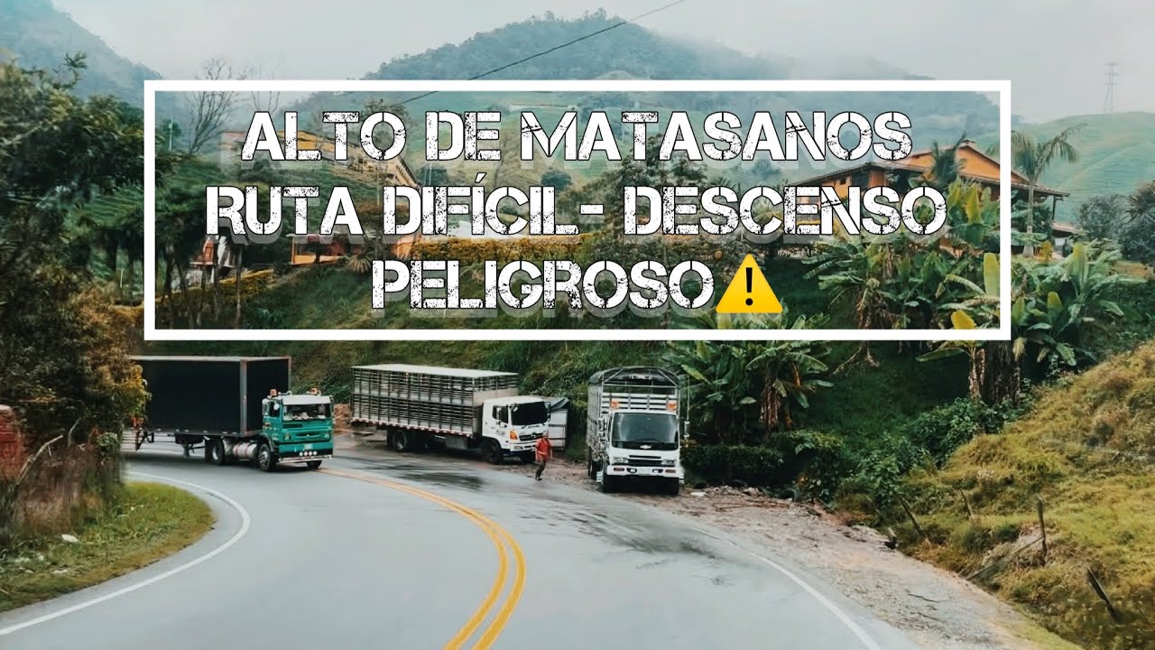 Así es el alto de matasanos Antioquía - YouTube