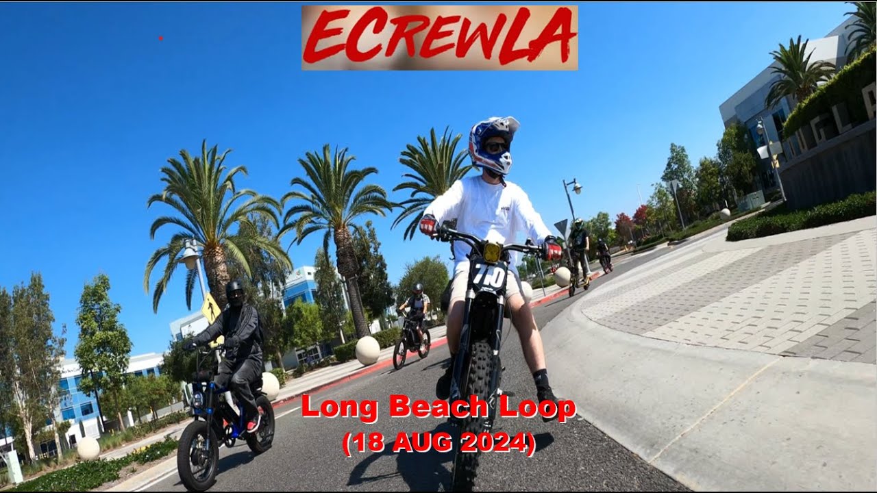 ECrewLA - Awesome Long Beach Loop Group Ride! - YouTube