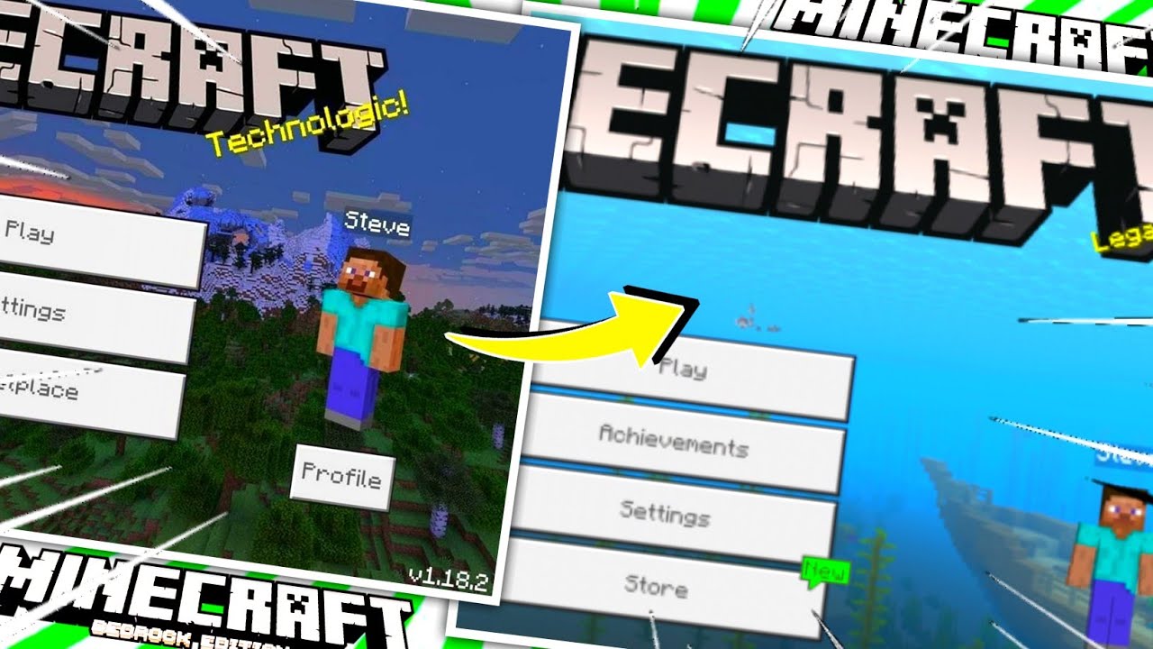 How To Change Minecraft Panorama | Minecraft All Version Panorama - YouTube