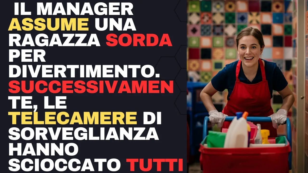 Il manager assume una ragazza sorda per DIVERTIMENTO. Successivamente ...
