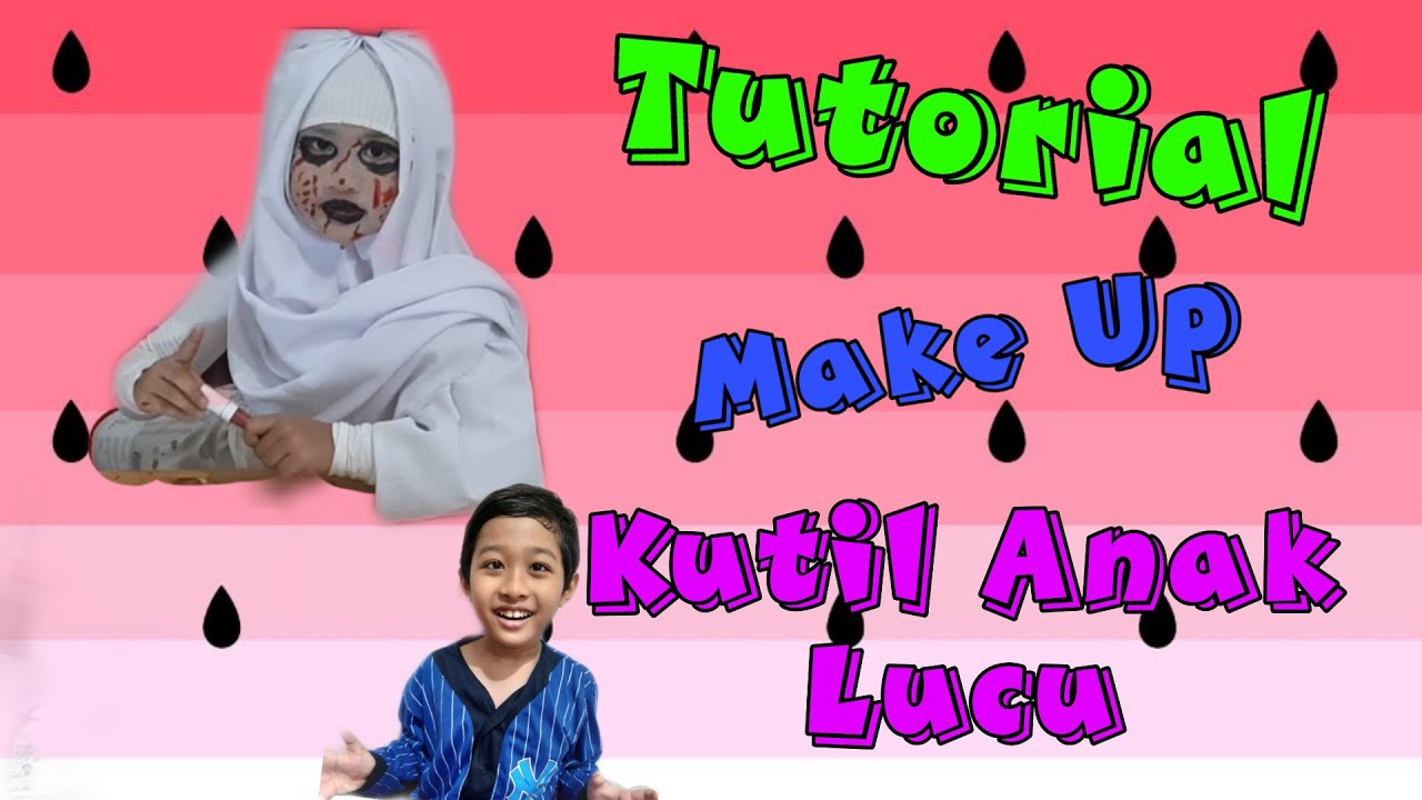 tutorial makeup karakter hantu | hantu imut lucu - YouTube