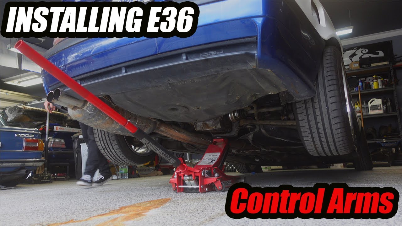 How To Installing E36 Rear Camber Arms - YouTube