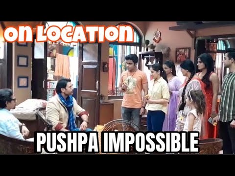 Pushpa Impossible On Location | Rashi Karegi Pushpa Se Mulakat | - YouTube