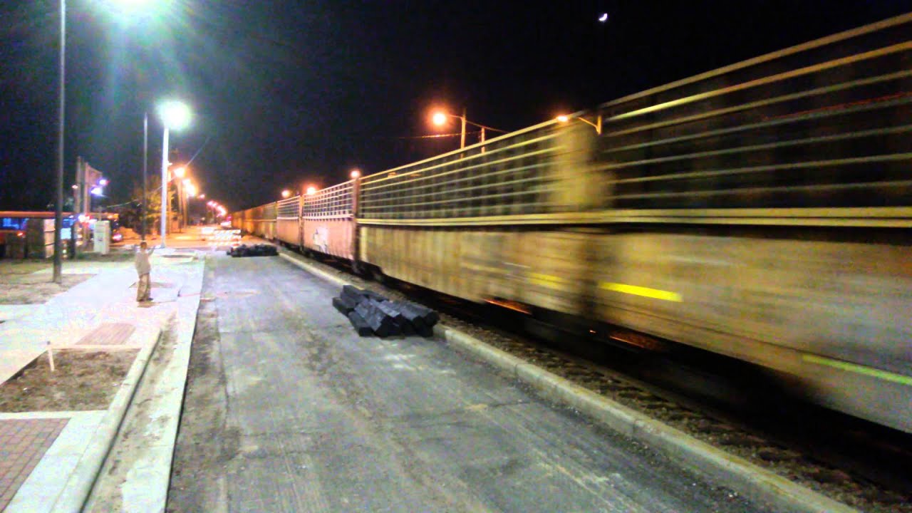 CSXT W955 loaded crossties HLCX ex-MPI SD40-2 6300 - YouTube