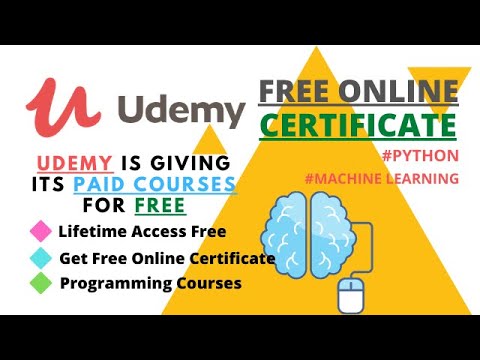 Udemy Free Certificate | Udemy Online Certified Courses For Free ...
