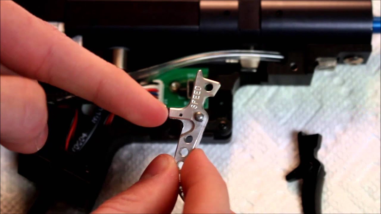 (AIRSOFT) How To *EASILY* Install a Speed Trigger In A Polarstar Fusion ...