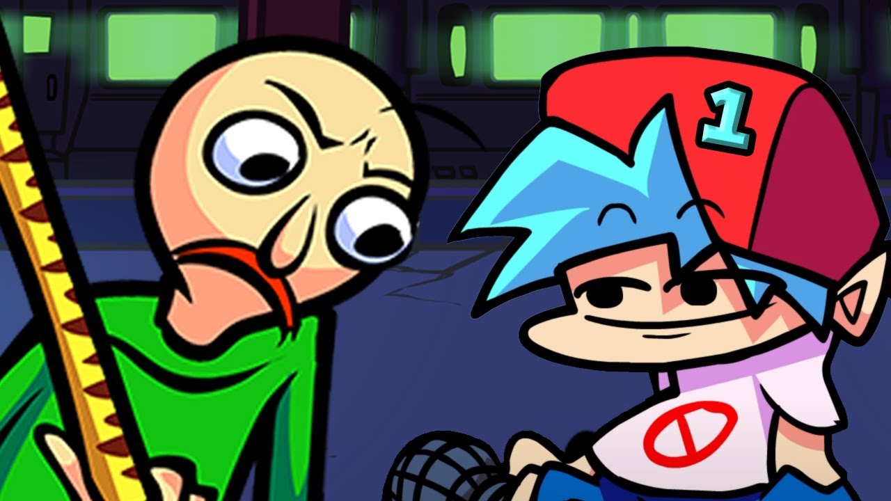 Friday Night Funkin' vs. Baldi's Basics Mod, but Boyfriend BEEPS only ...