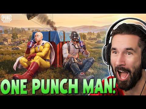 ONE PUNCH MAN COLLAB Outfits And Best Action Gameplay 🔥 PUBG MOBILE