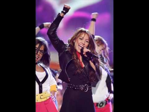 Miley Singing National anthem + more! - YouTube