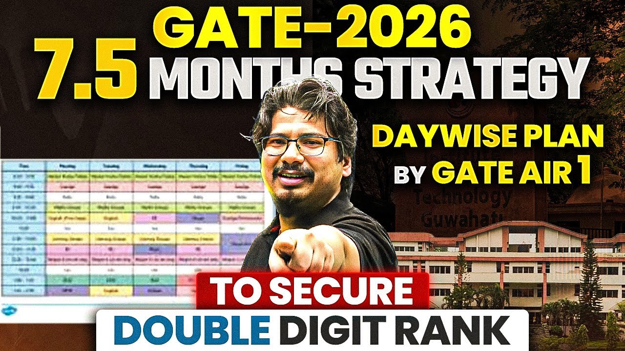 By AIR-1 | GATE-2026 Preparation Strategy For Beginners To Secure ...